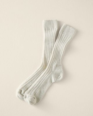 Women's Cashmere Socks: Crew Socks or Knee-Highs | Garnet Hill