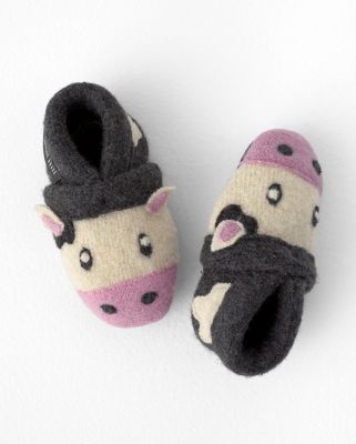 Baby Boiled Wool Slippers | Garnet Hill