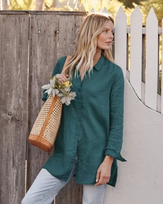 Easy Linen Tunic | Garnet Hill