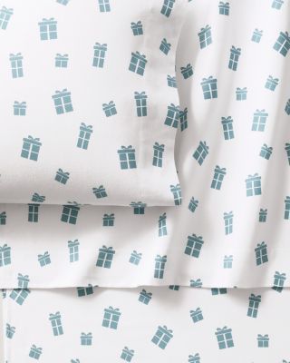 Mini-Print Flannel Sheet Set | Garnet Hill