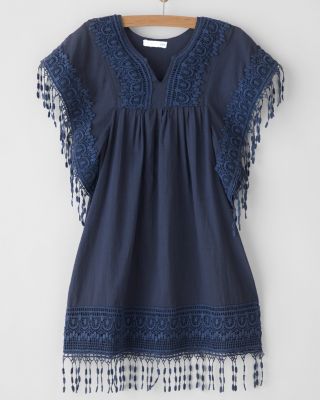 Girls' Seaside Cotton Cover-Up | Garnet Hill