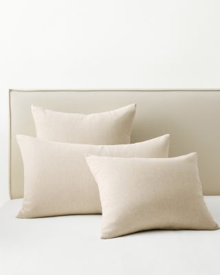 Solid Relaxed-Linen Sham | Garnet Hill