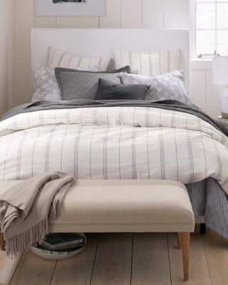 Burnham Upholstered Bench | Garnet Hill