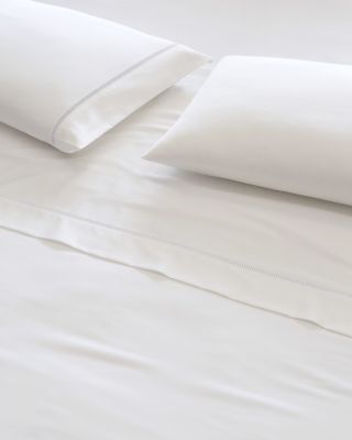Embroidered Wrinkle-Resistant Sateen Sheets | Garnet Hill