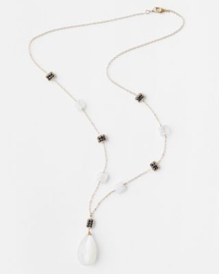 Michelle Pressler Moonstone Pendant Necklace | Garnet Hill
