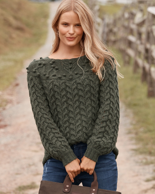 Shimmering Fair Isle Cashmere Pullover | Garnet Hill Shimmering Fair Isle Cashmere Pullover | Garnet Hill