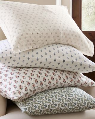 Artful Pattern Relaxed-Linen Sheets | Garnet Hill