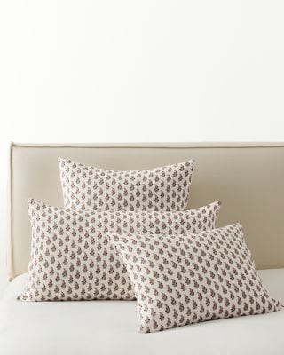 Artful Pattern Relaxed-Linen Sham | Garnet Hill