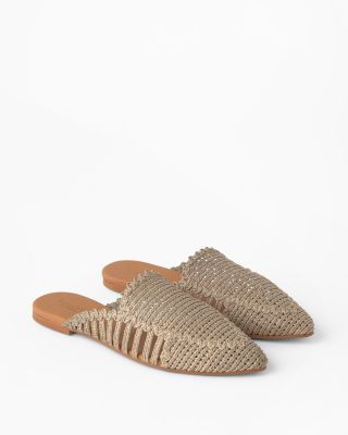 Delia Woven Mules | Garnet Hill