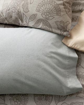 Eco Heather Organic-Cotton Flannel Bedding | Garnet Hill