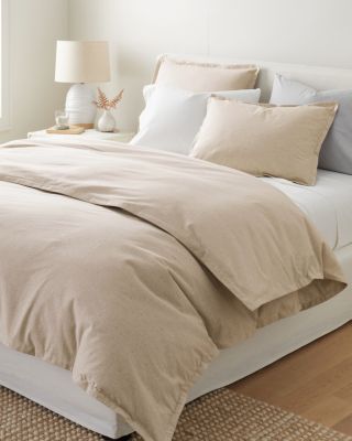 Eco Heather Organic-Cotton Flannel Bedding | Garnet Hill