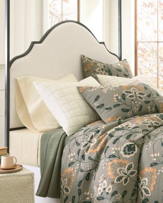 Eco Heather Organic-Cotton Flannel Bedding | Garnet Hill