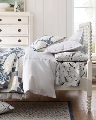 Bluebird Organic-Cotton Percale Sheet Set | Garnet Hill