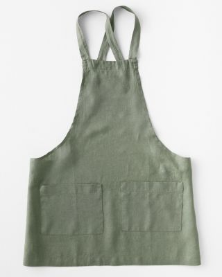 Relaxed-Linen Apron | Garnet Hill