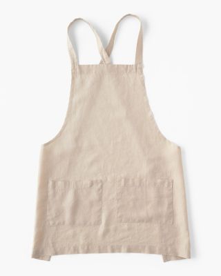 Relaxed-Linen Apron | Garnet Hill