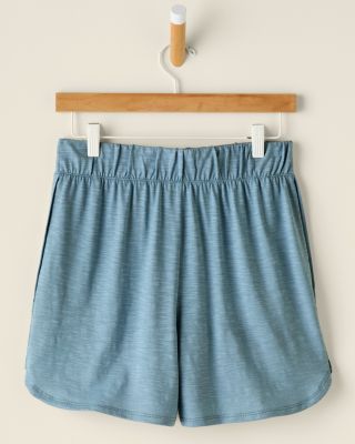 Oasis Knit Surplice Pajama Shorts | Garnet Hill