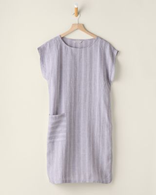 Washed-Linen Gown | Garnet Hill