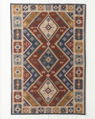 Prescott Flat-Weave Indoor-Outdoor Rug | Garnet Hill