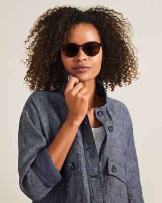 Harlow Linen Jacket | Garnet Hill