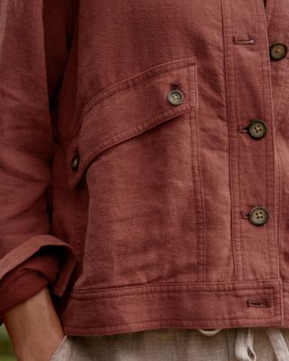 Harlow Linen Jacket | Garnet Hill