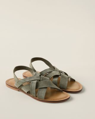 Malena Crossover Sandals | Garnet Hill