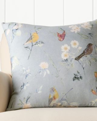 Chelsea Garden Relaxed-Linen Pillow Cover | Garnet Hill