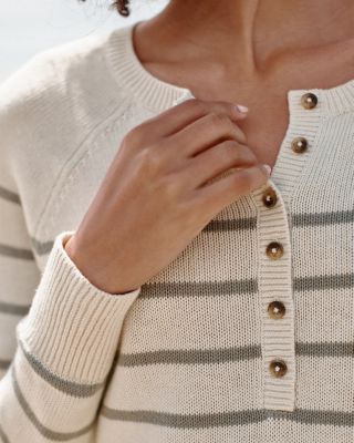 Sandbar Linen & Organic Cotton Sweater | Garnet Hill