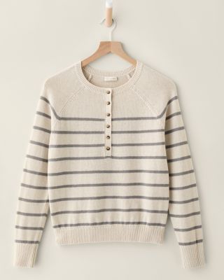 Sandbar Linen & Organic Cotton Sweater | Garnet Hill
