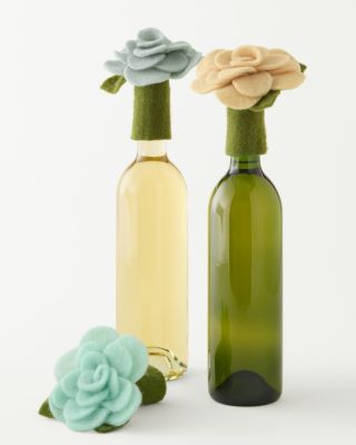 Floral Wine Toppers | Garnet Hill
