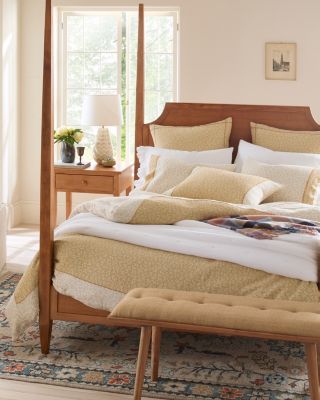 Scandi Upholstered Bench | Garnet Hill