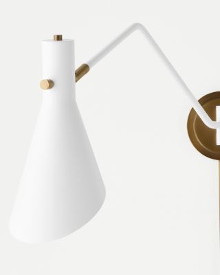 Single Swing-Arm Wall Sconce | Garnet Hill