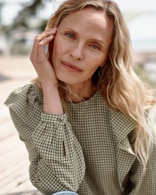 Dylan Organic-Cotton Blouse | Garnet Hill