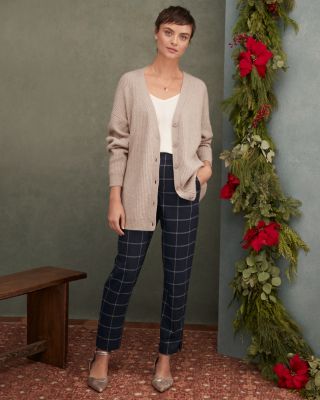 Cleo Tapered Trousers | Garnet Hill