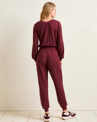 French Terry Jogger Jumpsuit | Garnet Hill