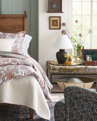 Hand-Knotted Rug Bench | Garnet Hill