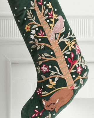 Woodland Whimsy Stocking | Garnet Hill