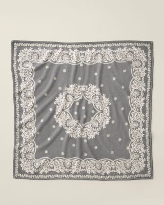 Cashmere Bandana Scarf | Garnet Hill