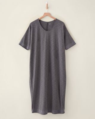 Oasis Knit Cocoon Gown | Garnet Hill