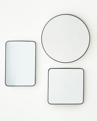 Rounded Metal Mirror Collection | Garnet Hill