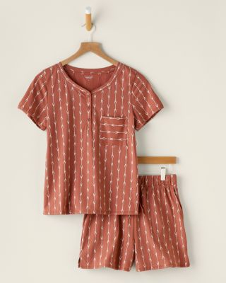 Eclipse Organic-Cotton Shorty Pajamas | Garnet Hill