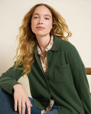 Cashmere Button-Down Sweater | Garnet Hill