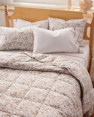 Essential Petite-Print Lightweight Comforter or Throw | Garnet Hill