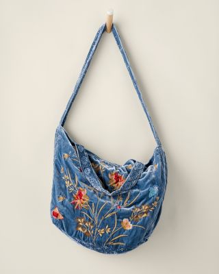 Johnny Was Aria Velvet Tote Bag | Garnet Hill