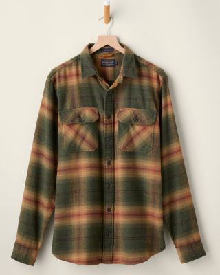 Men's Pendleton Burnside Flannel Shirt | Garnet Hill