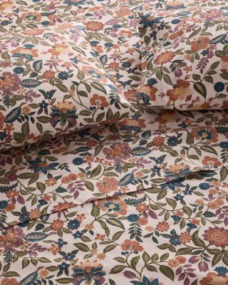 Alice Organic-Cotton Percale Sheet Set | Garnet Hill