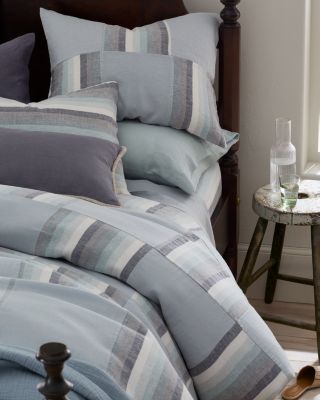 Sun-Washed Patch Relaxed-Linen Duvet Cover | Garnet Hill