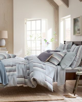 Sun-Washed Patch Relaxed-Linen Duvet Cover | Garnet Hill