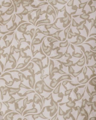 Scrolling Vines Relaxed Organic-Cotton Sateen Duvet Cover | Garnet Hill