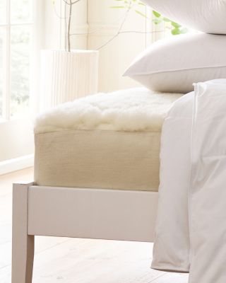 Washable Wool Mattress Pad | Garnet Hill
