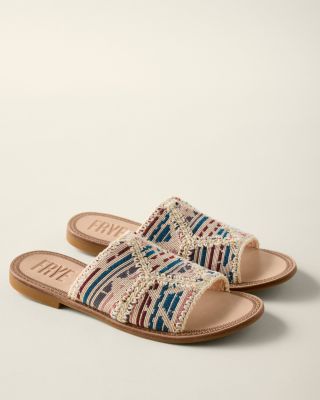 Frye Ava Crochet Slides | Garnet Hill